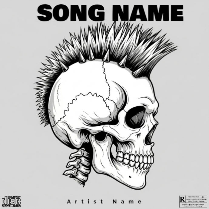 CD Mixtape/Album Cover Artwork Template | PosterMyWall