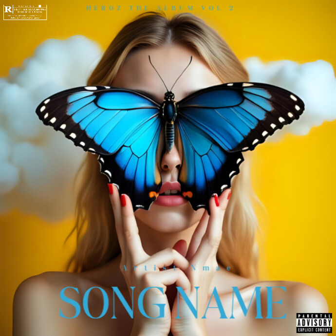 CD Mixtape/Album Cover Artwork Template | PosterMyWall