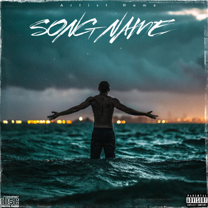 CD Mixtape/Album Cover Artwork Template | PosterMyWall