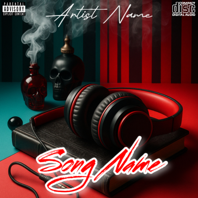 CD Mixtape/Album Cover Artwork Template | PosterMyWall