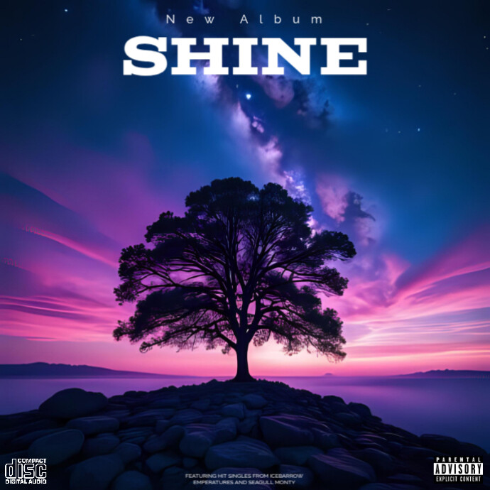 CD Mixtape/Album Cover Artwork Template | PosterMyWall