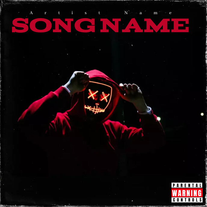 CD Mixtape/Album Cover Artwork Template | PosterMyWall