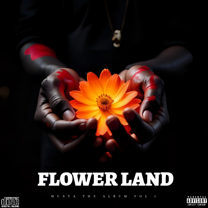 CD Mixtape/Album Cover Artwork Template | PosterMyWall