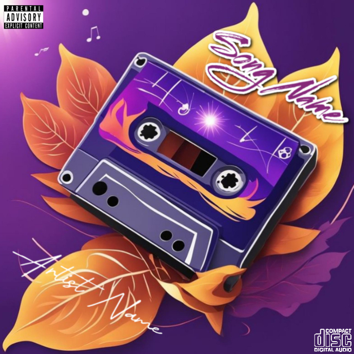CD Mixtape Album Cover Template | PosterMyWall