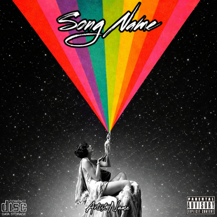 CD Mixtape Album Cover Template | PosterMyWall