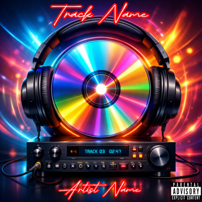 CD Mixtape Album Cover Template | PosterMyWall