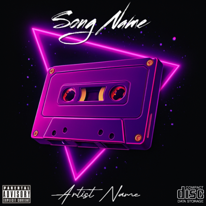 CD Mixtape Album Cover Template | PosterMyWall