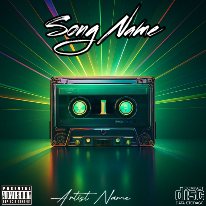 CD Mixtape Album Cover Template | PosterMyWall