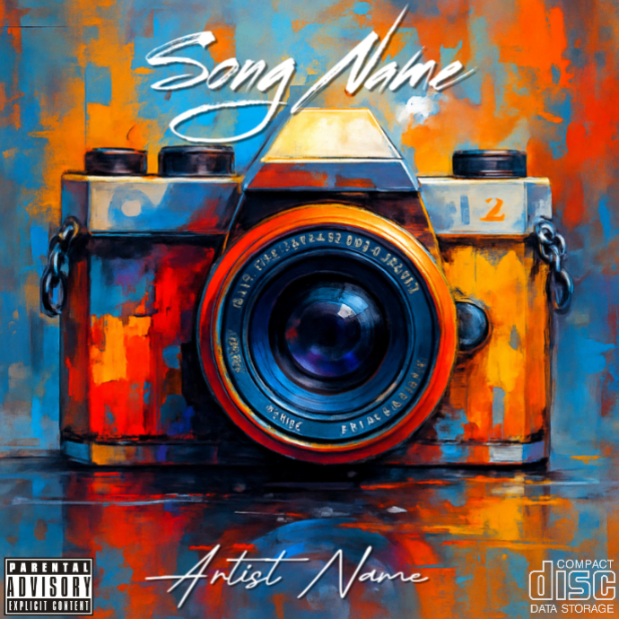 CD Mixtape Album Cover Template | PosterMyWall