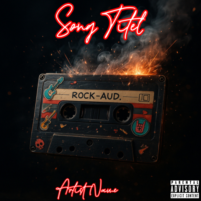 CD Mixtape Album Cover Template | PosterMyWall