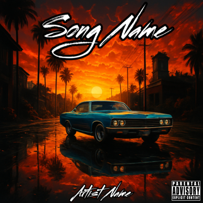 CD Mixtape Album Cover Template | PosterMyWall