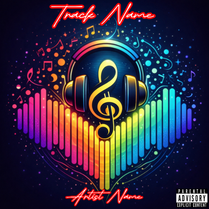 CD Mixtape Album Cover Template | PosterMyWall