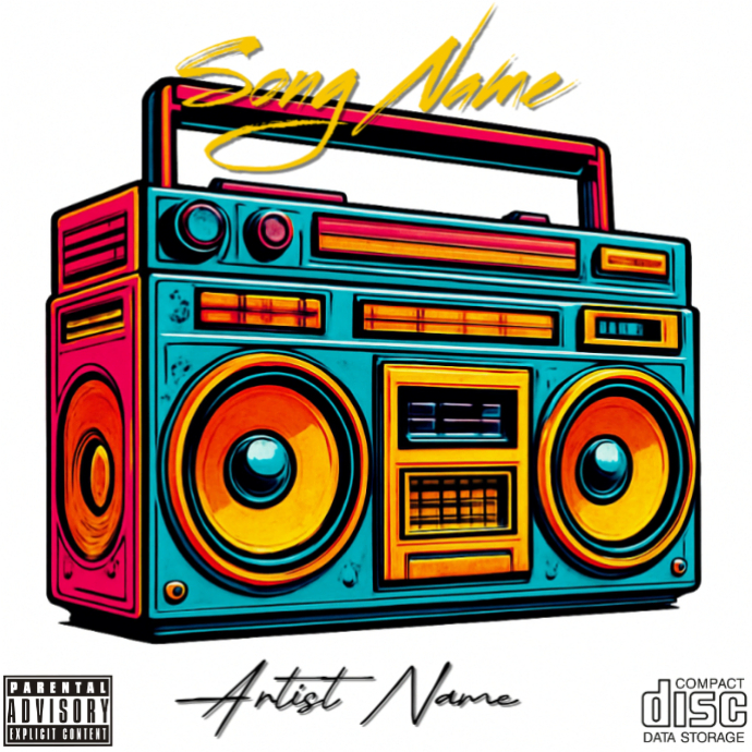 CD Mixtape Album Cover Template | PosterMyWall