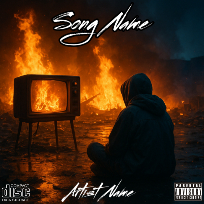 CD Mixtape Album Cover Template | PosterMyWall