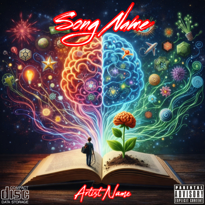 CD Mixtape Album Cover Template | PosterMyWall