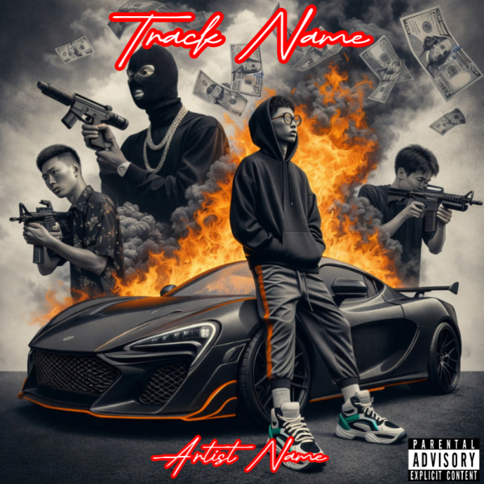 CD Mixtape Album Cover Template | PosterMyWall