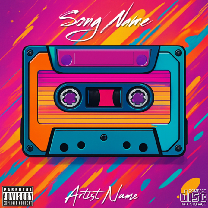 CD Mixtape Album Cover Template | PosterMyWall
