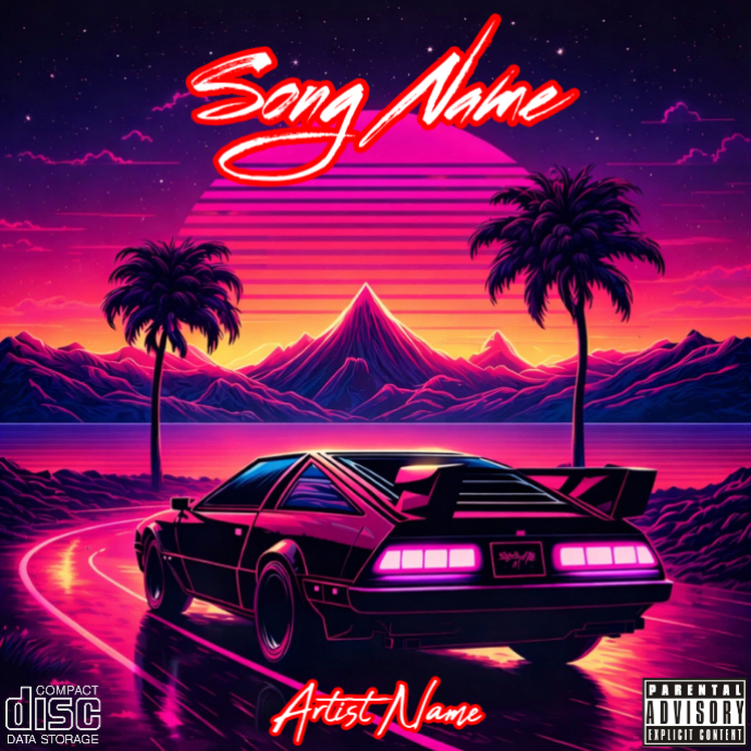 CD Mixtape Album Cover Template | PosterMyWall