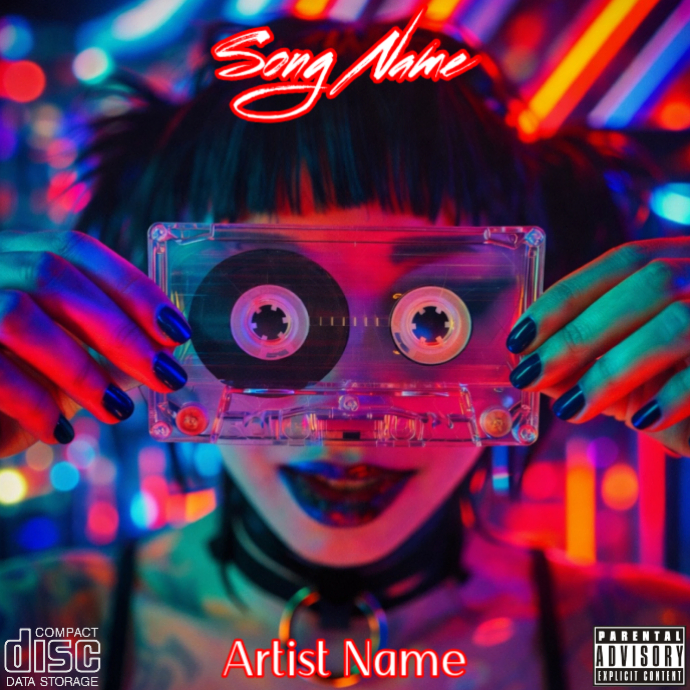 CD Mixtape Album Cover Template | PosterMyWall