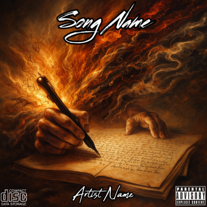 CD Mixtape Album Cover Template | PosterMyWall