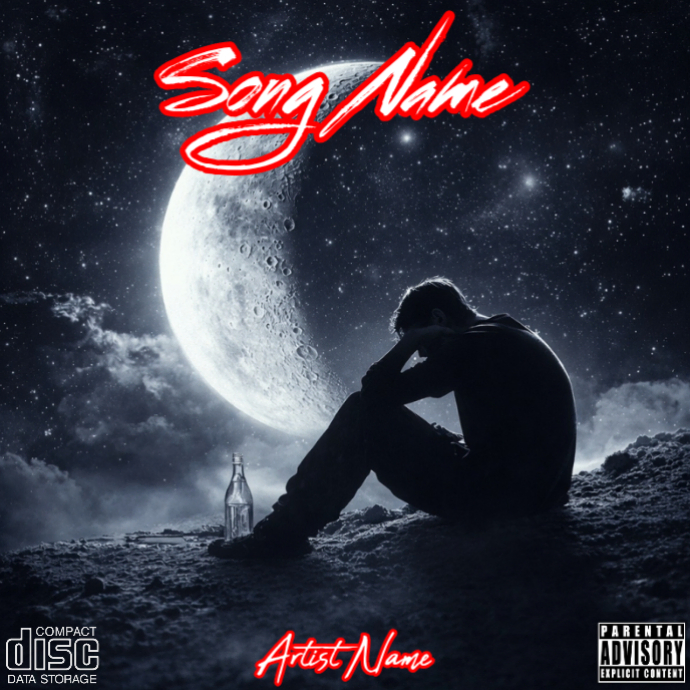 CD Mixtape Album Cover Template | PosterMyWall