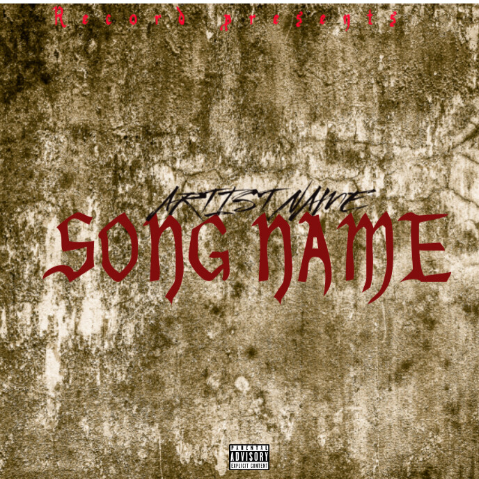 CD mixtape cover art Template | PosterMyWall