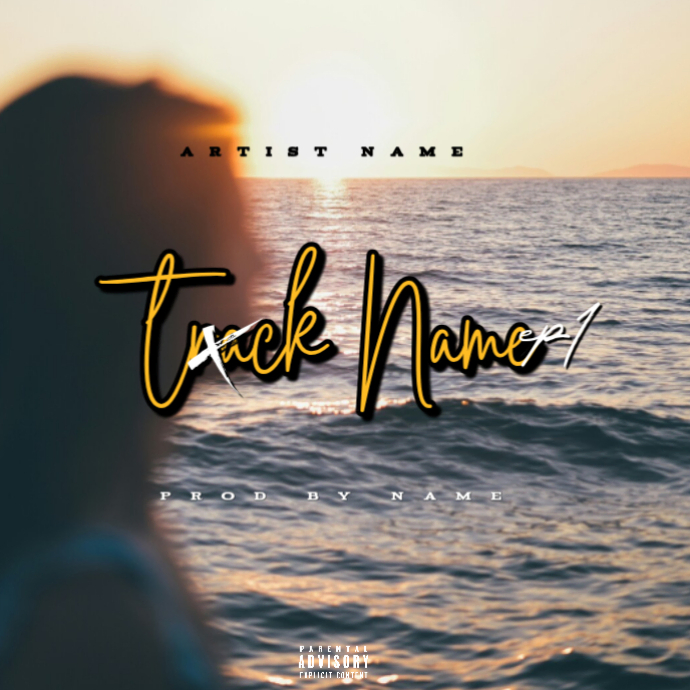 CD mixtape song album cover art work on Template | PosterMyWall