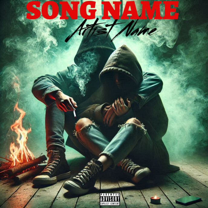 CD mixtape song album cover art work template | PosterMyWall