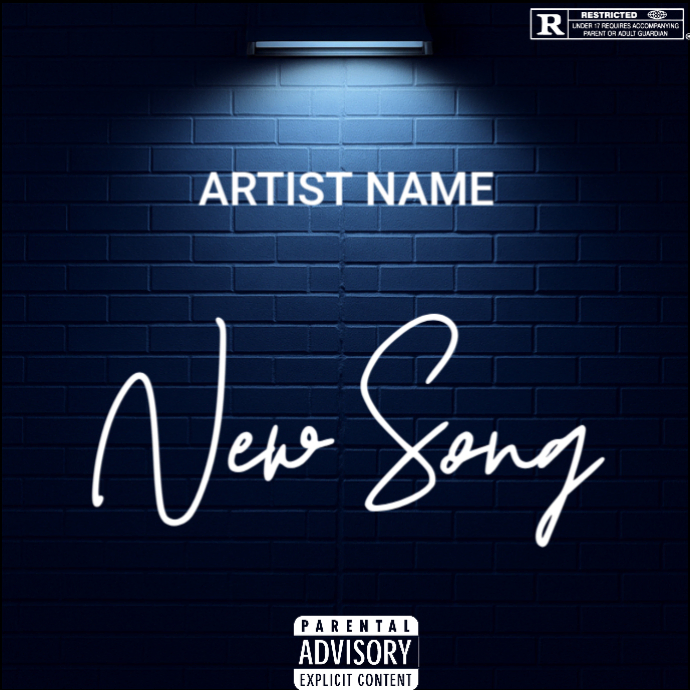 CD mixtape song album cover art work template | PosterMyWall