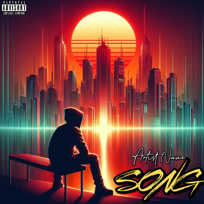 CD mixtape song album cover art work template | PosterMyWall