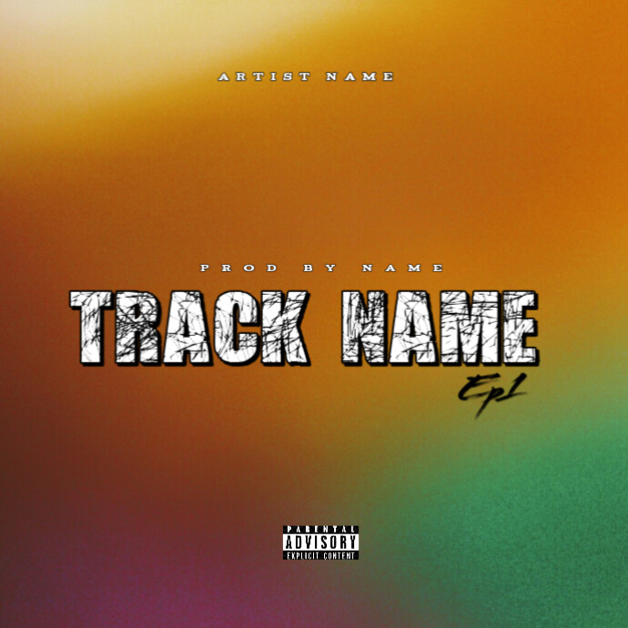 CD mixtape song album cover art work template | PosterMyWall