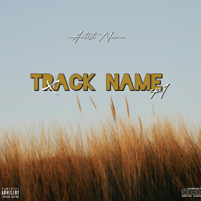 CD mixtape song album cover art work template | PosterMyWall