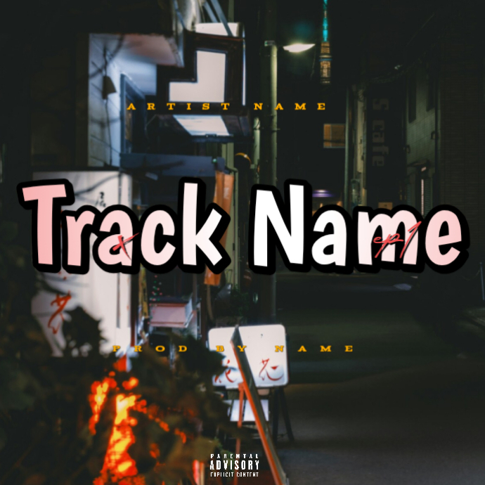 CD mixtape song album cover art work template | PosterMyWall