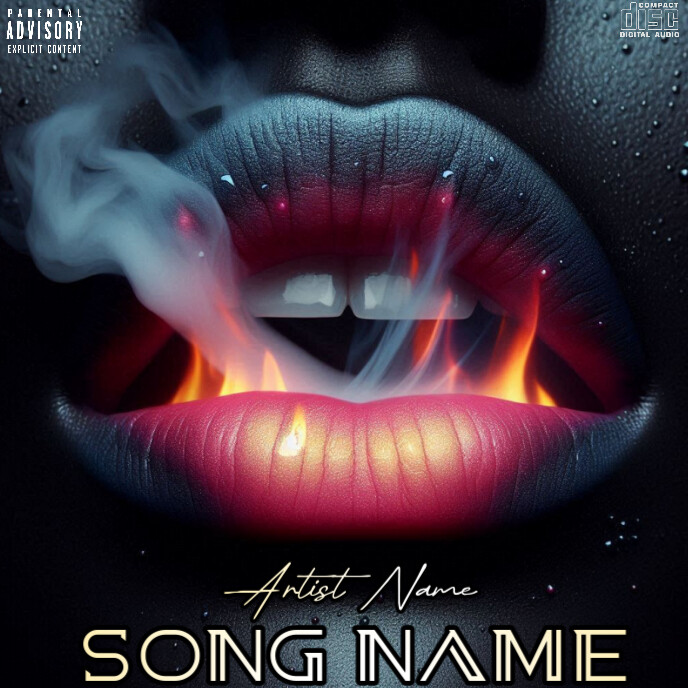 CD mixtape song album cover art work template | PosterMyWall