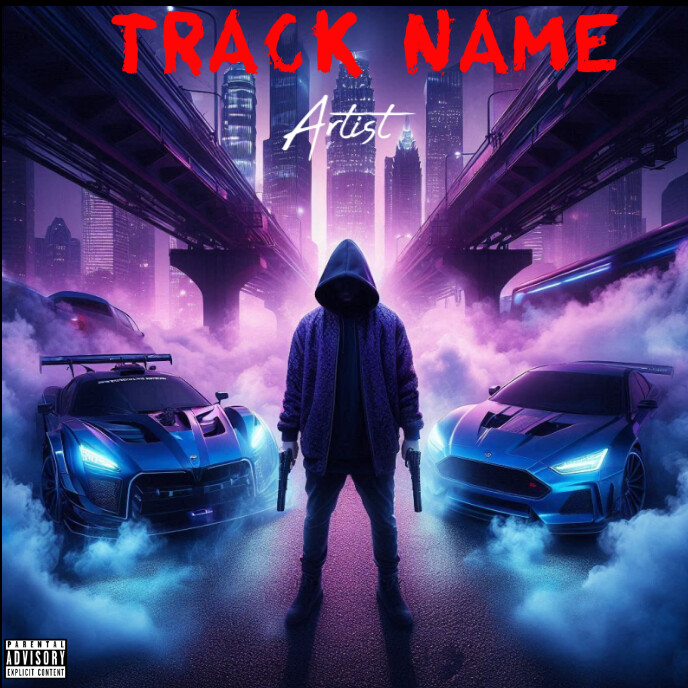 CD mixtape song album cover art work template | PosterMyWall