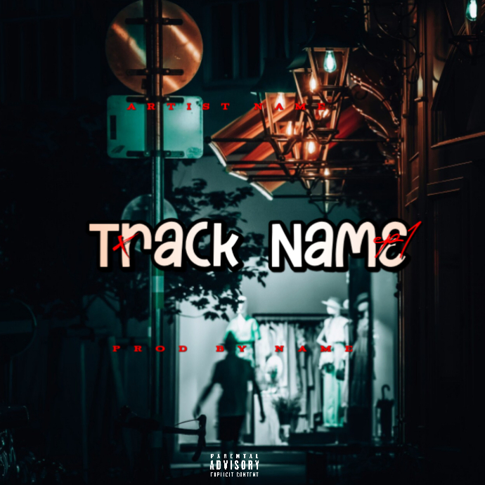 Plantilla de CD mixtape song album cover art work template | PosterMyWall