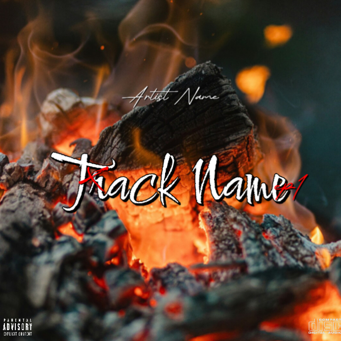 CD mixtape song album cover art work template | PosterMyWall