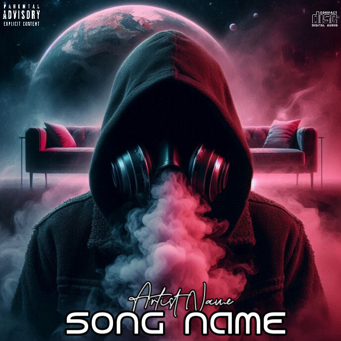 CD mixtape song album cover art work template | PosterMyWall