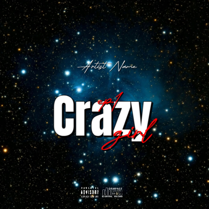 CD mixtape song album cover art work template | PosterMyWall