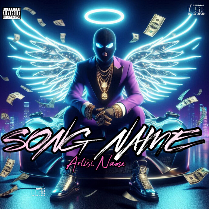 CD mixtape song album cover art work template | PosterMyWall