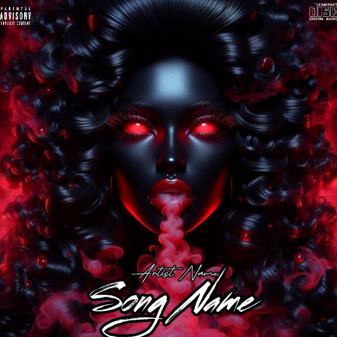 CD mixtape song album cover art work template | PosterMyWall