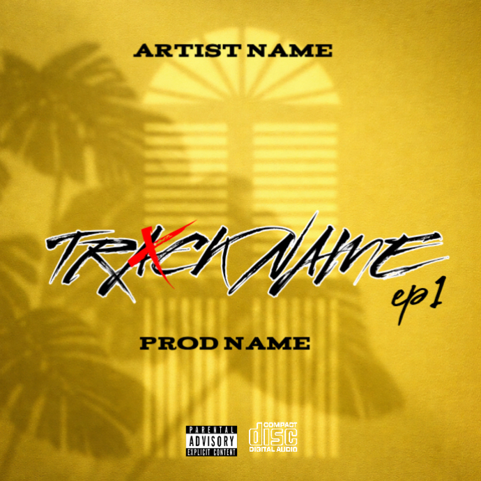 CD mixtape song album cover art work template | PosterMyWall