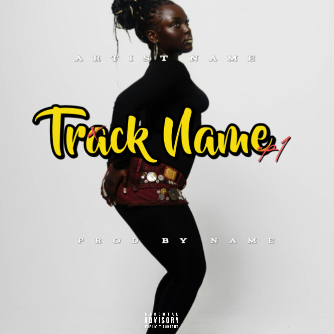 Plantilla de Cd mixtape song album cover art work template | PosterMyWall