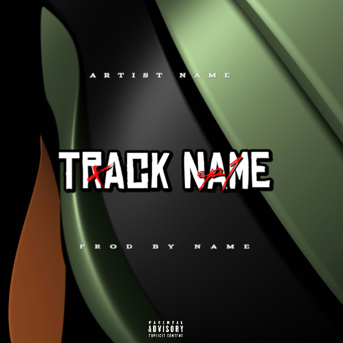 CD mixtape song album cover art work template | PosterMyWall