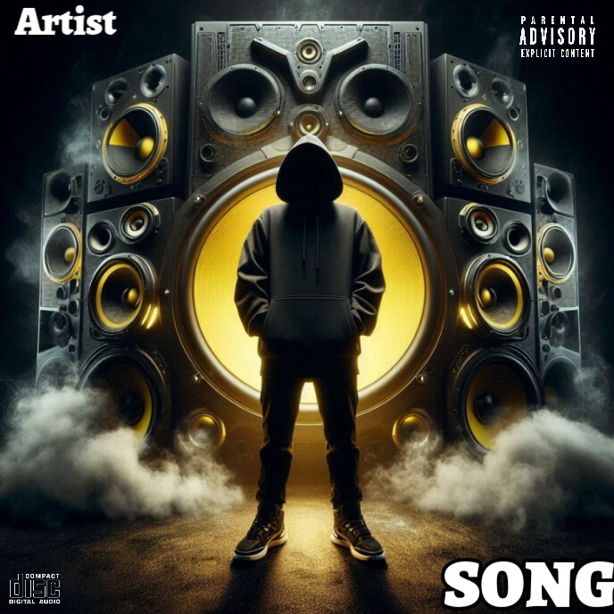 CD mixtape song album cover art work template | PosterMyWall