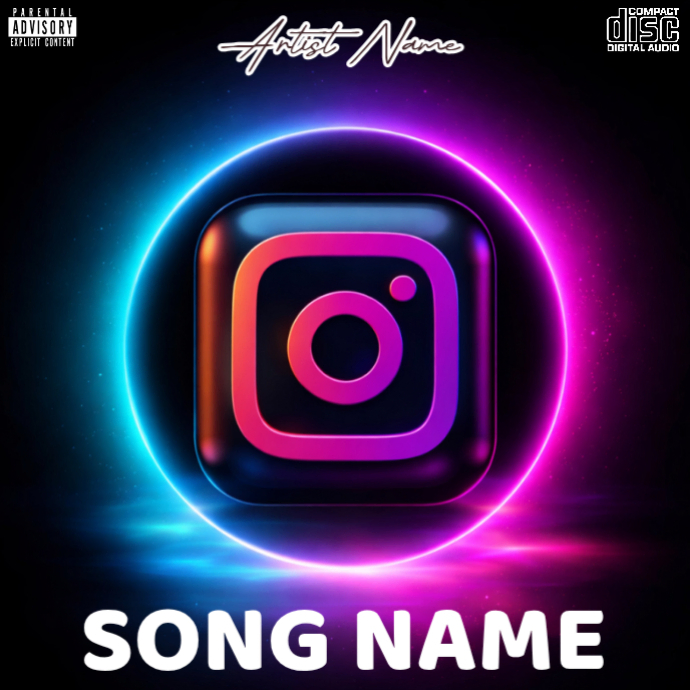 CD mixtape song album cover art work template | PosterMyWall