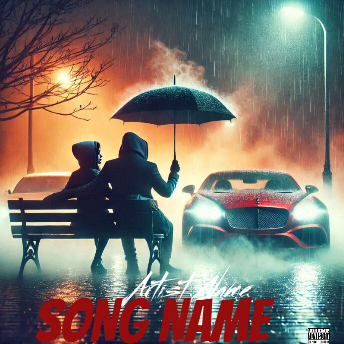 CD mixtape song album cover art work template | PosterMyWall