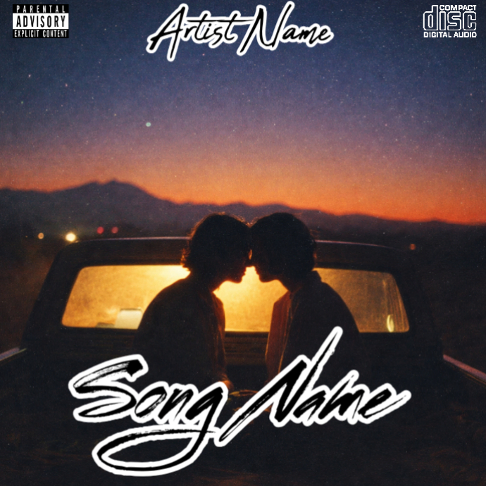 CD mixtape song album cover art work template | PosterMyWall