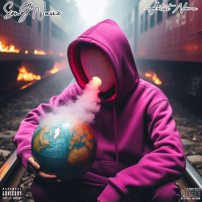 CD mixtape song album cover art work template | PosterMyWall