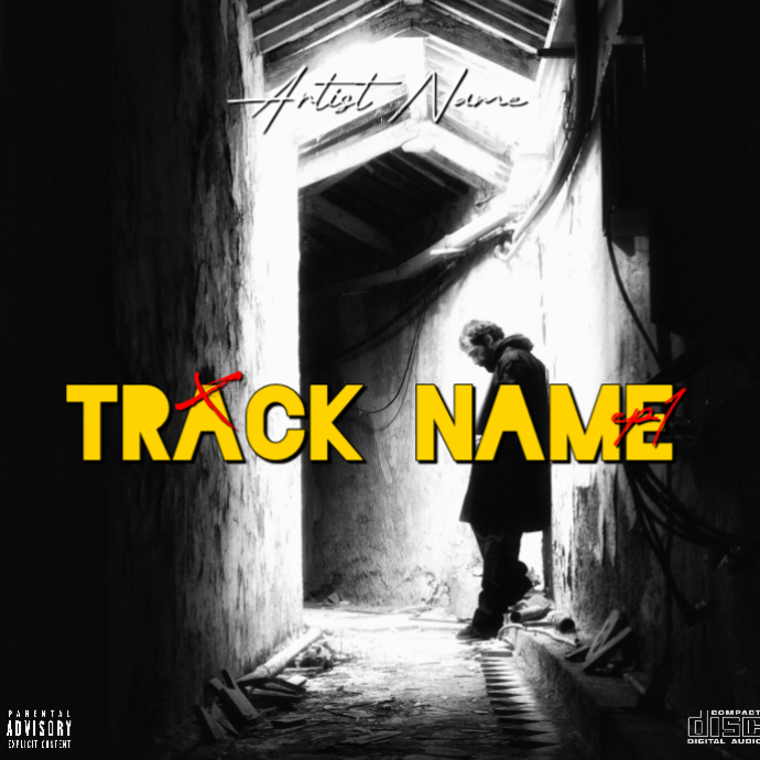 CD mixtape song album cover art work template | PosterMyWall